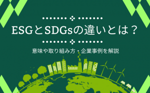 ESGとSDGsの違いとは？意味や取り組み方・企業事例を解説 - BranLab